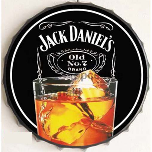 Jack Daniels topper - Retro pločevinasti napisi