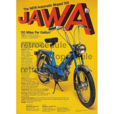 Plechová cedule Jawa Moped 300 - TOP plechove retro Plechová cedule