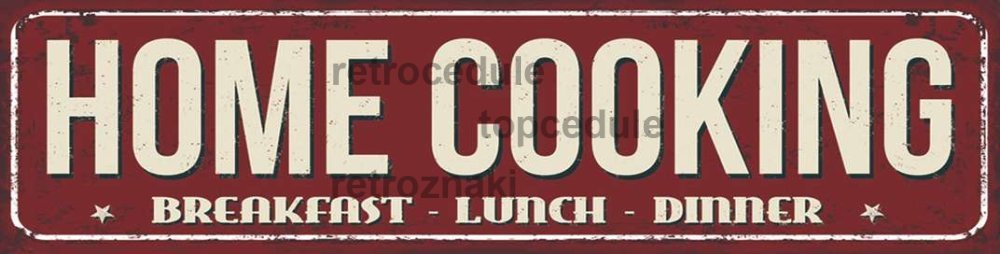 Home Cooking - Breakfast, Lunch, Dinner jel - Retro ón jelek