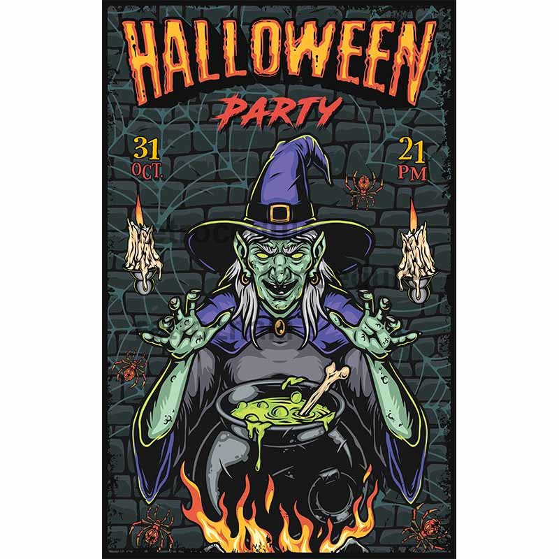 Sign Halloween Party 4 - Retro ón jelek