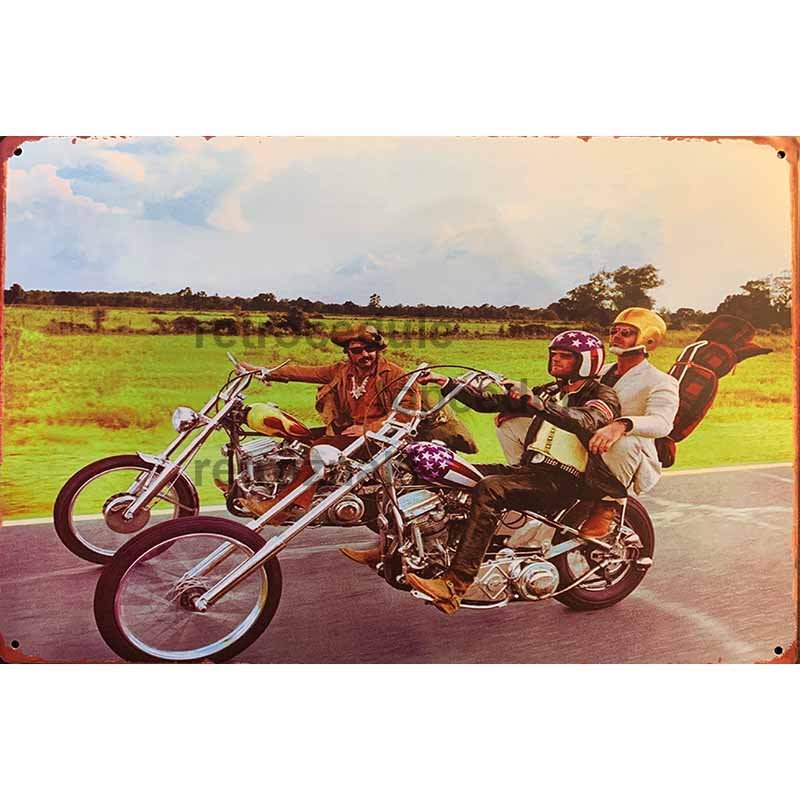 Moto bike jel - Retro bádog jelek